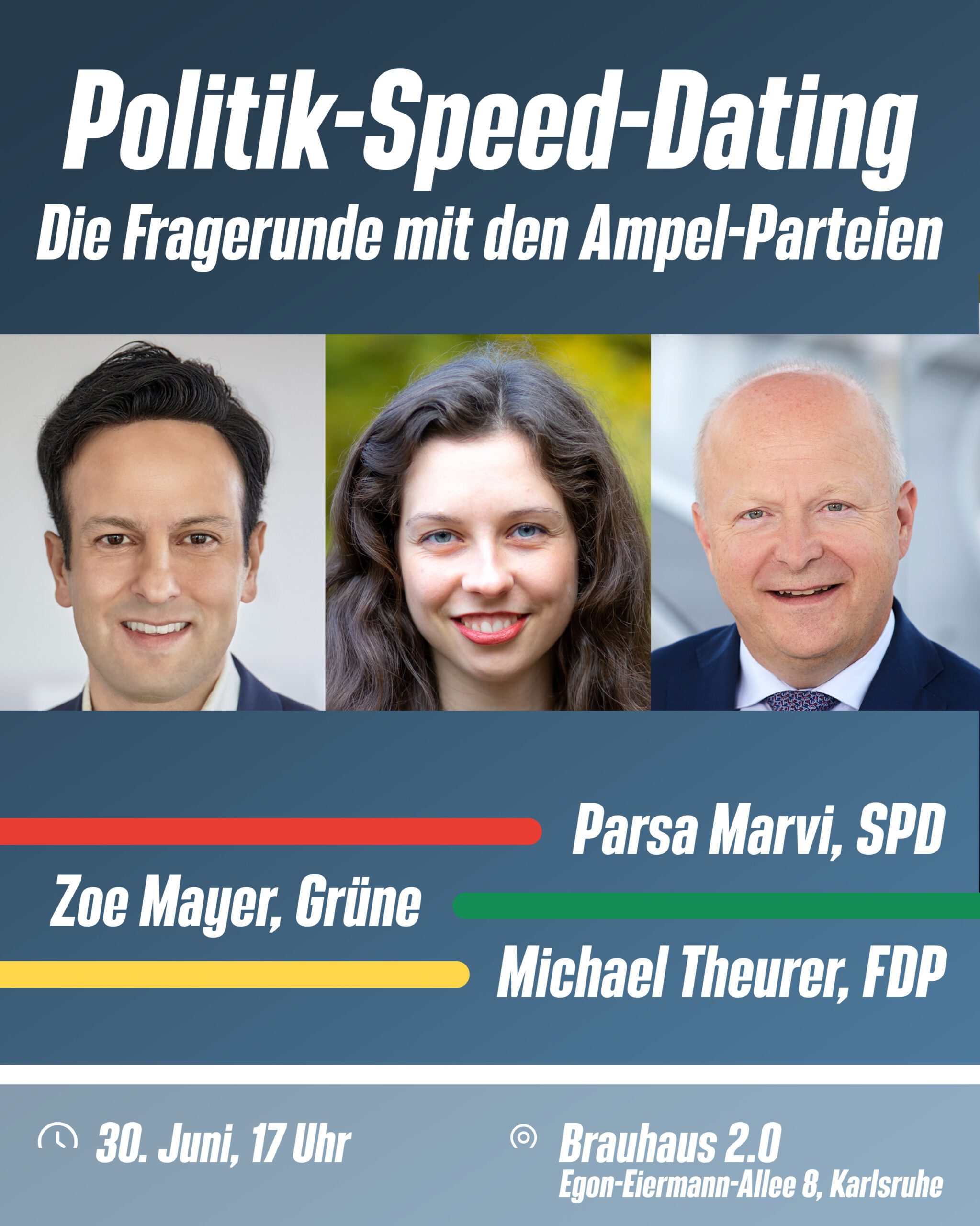Politik-Speed-Dating in Karlsruhe - Parsa Marvi MdB
